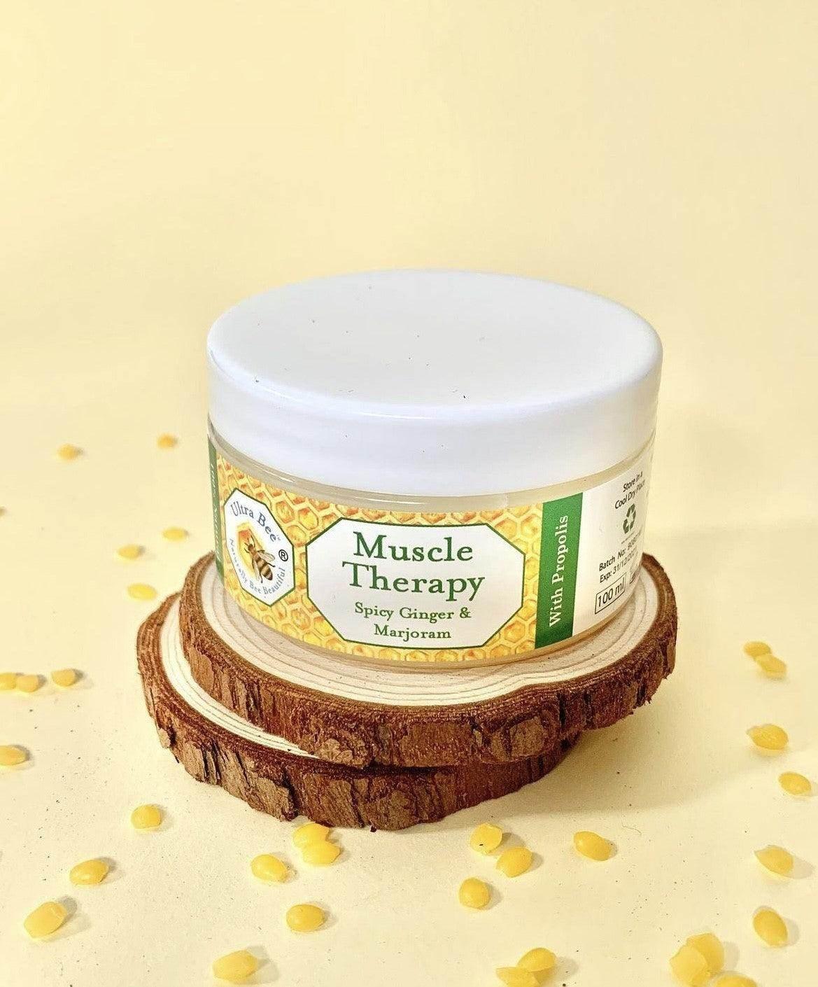 100% Natural Warming Muscle Massage Balm 100ml - Ultrabee